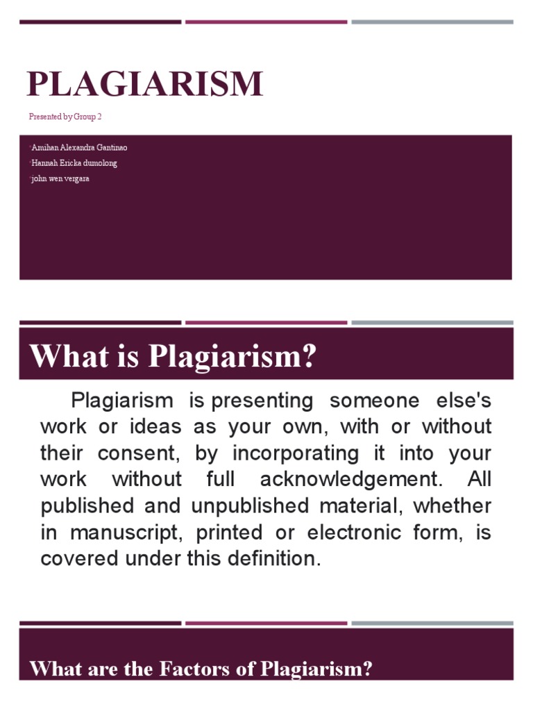 Plagiarism | PDF | Plagiarism | Communication