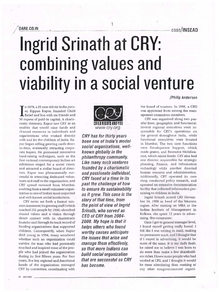 Ingrid Srinath Case | PDF