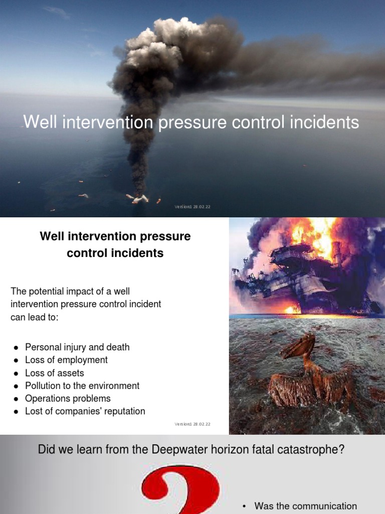 1-1. Well Intervention Pressure Control incidents 2022 | PDF