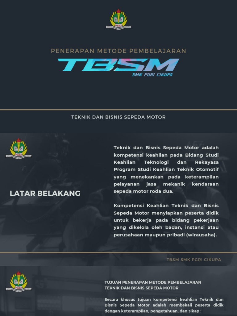 Metode Pembelajaran TBSM (IMAM) | PDF