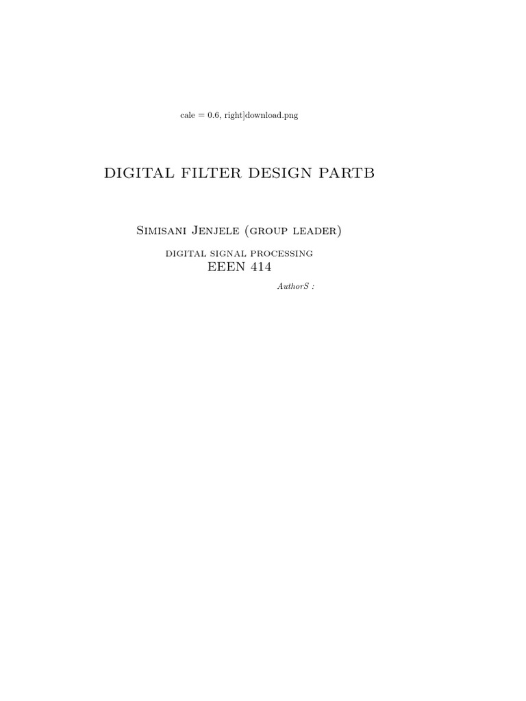 Digital Filter Design Using Matlab Fda Tool Pdf Low Pass Filter 8566