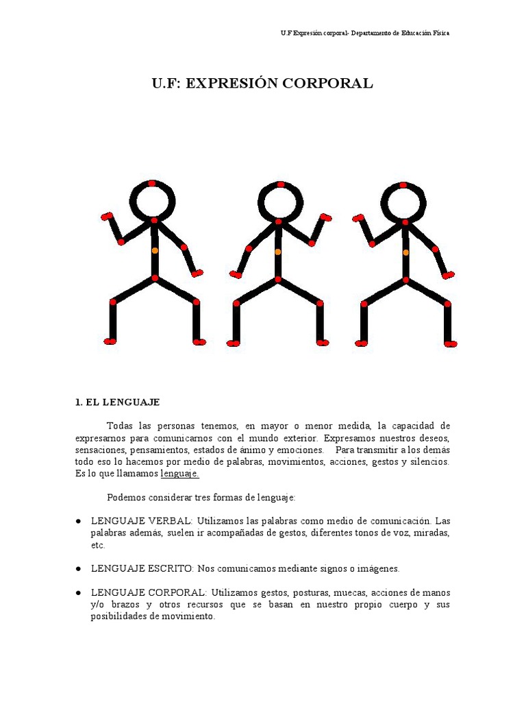 U.D. Expresión Corporal | PDF