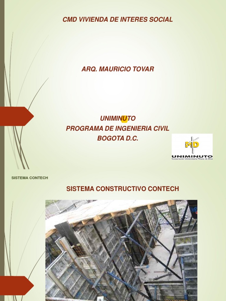 Clase - Sistema Contech | PDF | Ingeniero civil | Ingeniería
