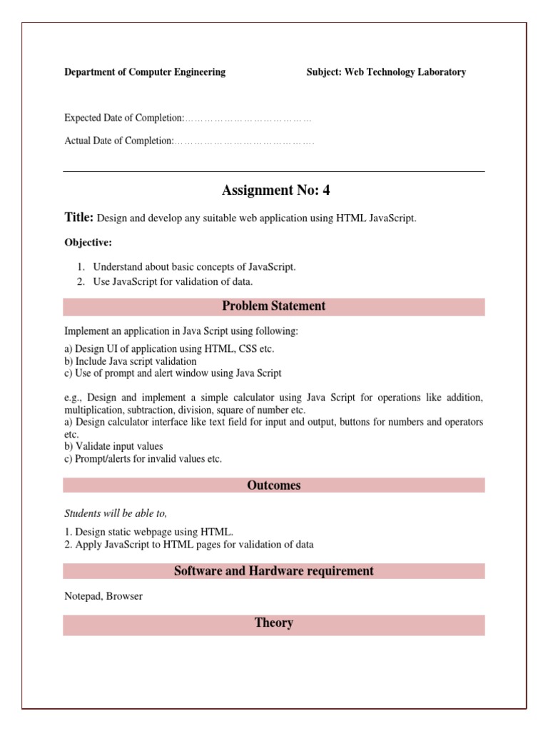 WTL Assignment No.4 | PDF | Java Script | Web Server