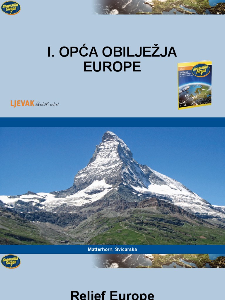 Reljef Europe | PDF