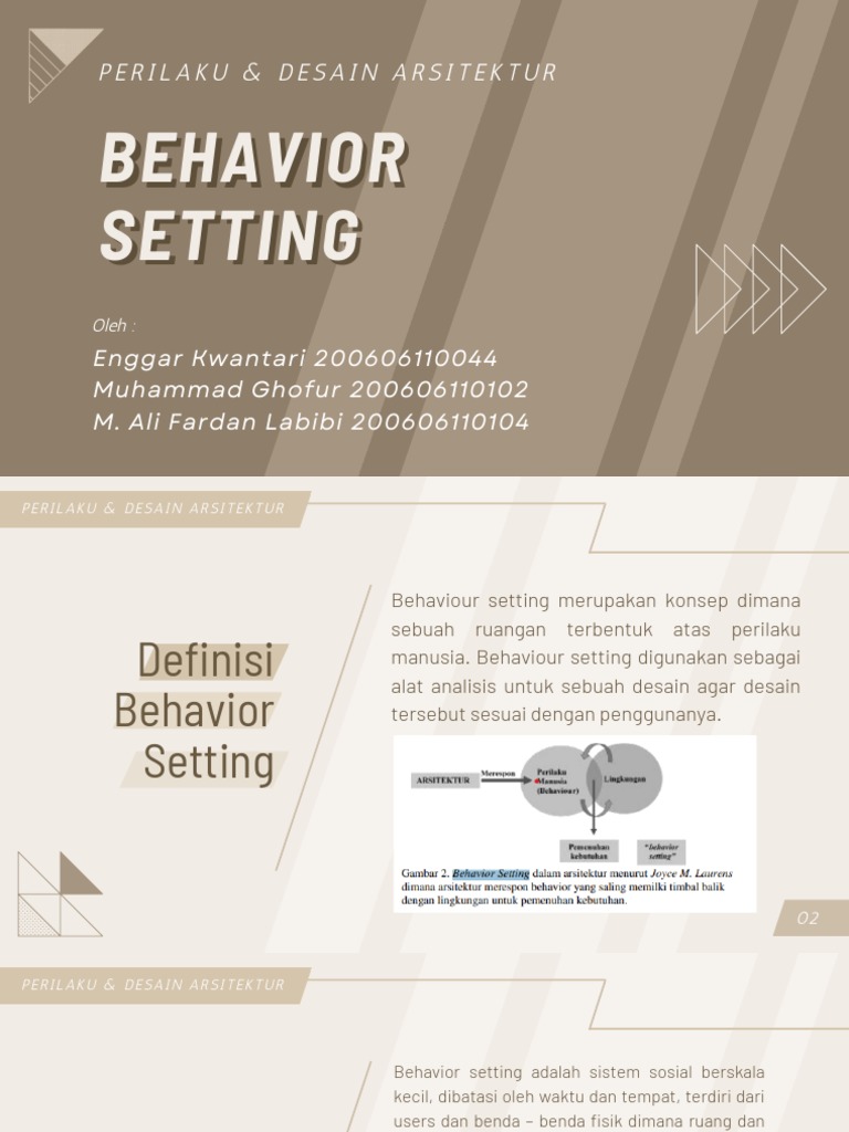 Perilaku & Desain Arsitektur | PDF