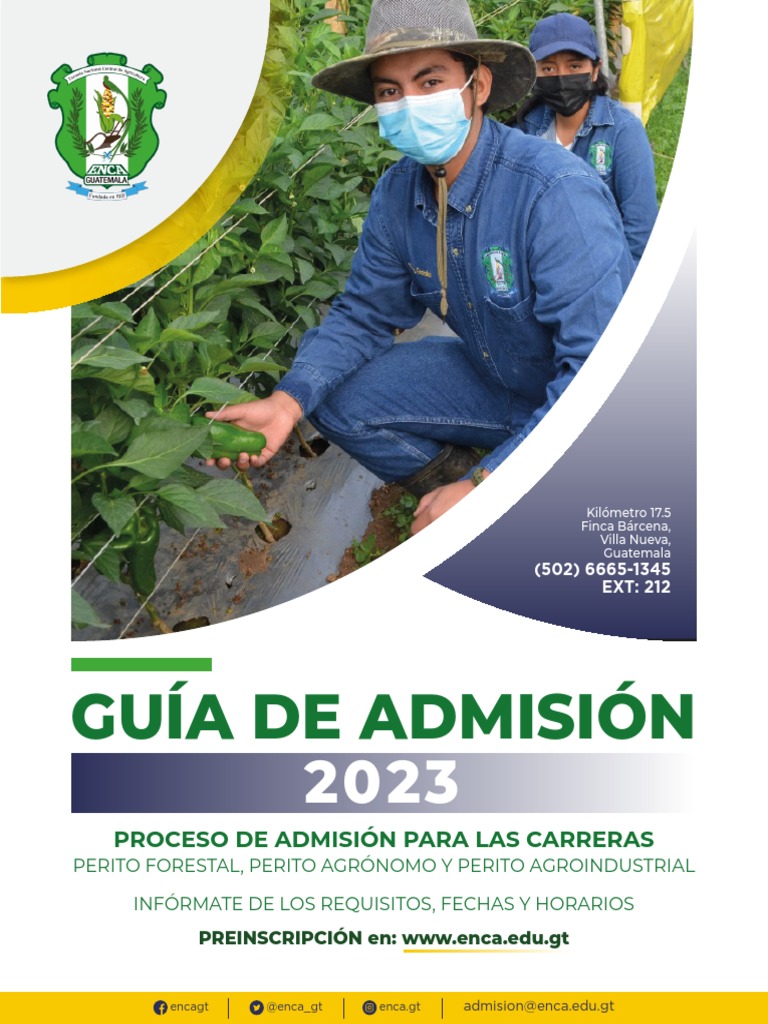 Proceso de Admisión ENCA 2023 | PDF