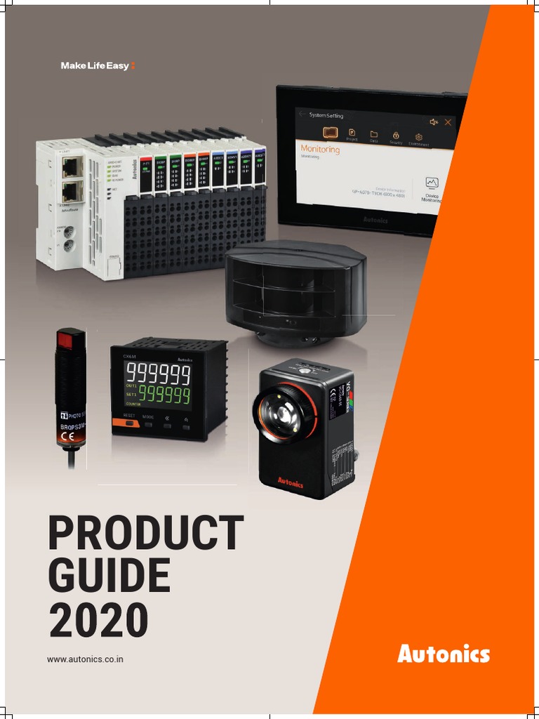 Autonics Product Guide 2020 | PDF | Lidar | Electrical Engineering