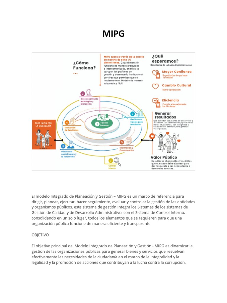Que Es Mipg | PDF | Planificación | Gestión de registros