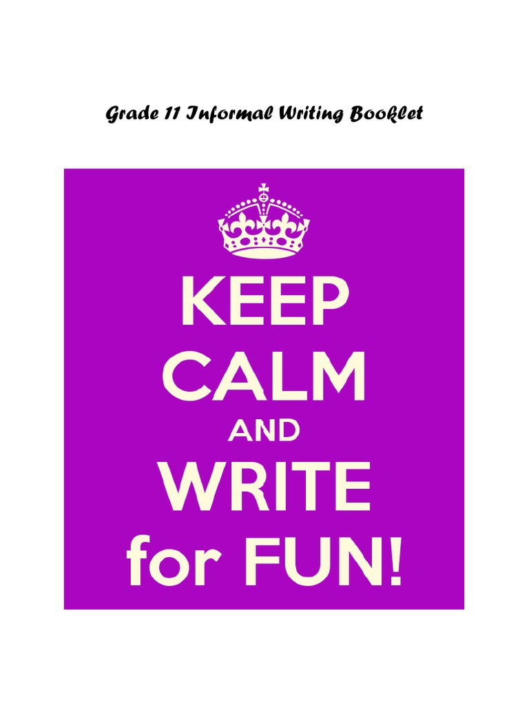 Grade 11 Letter Writing Guide | PDF | Essays | Experience
