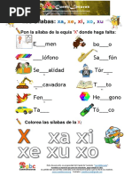 Oraciones con sílabas trabadas "fr" y "fl" | PDF
