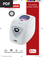 Morphy Richards Breadmaker Manual 48220 | PDF | Flour | Breads