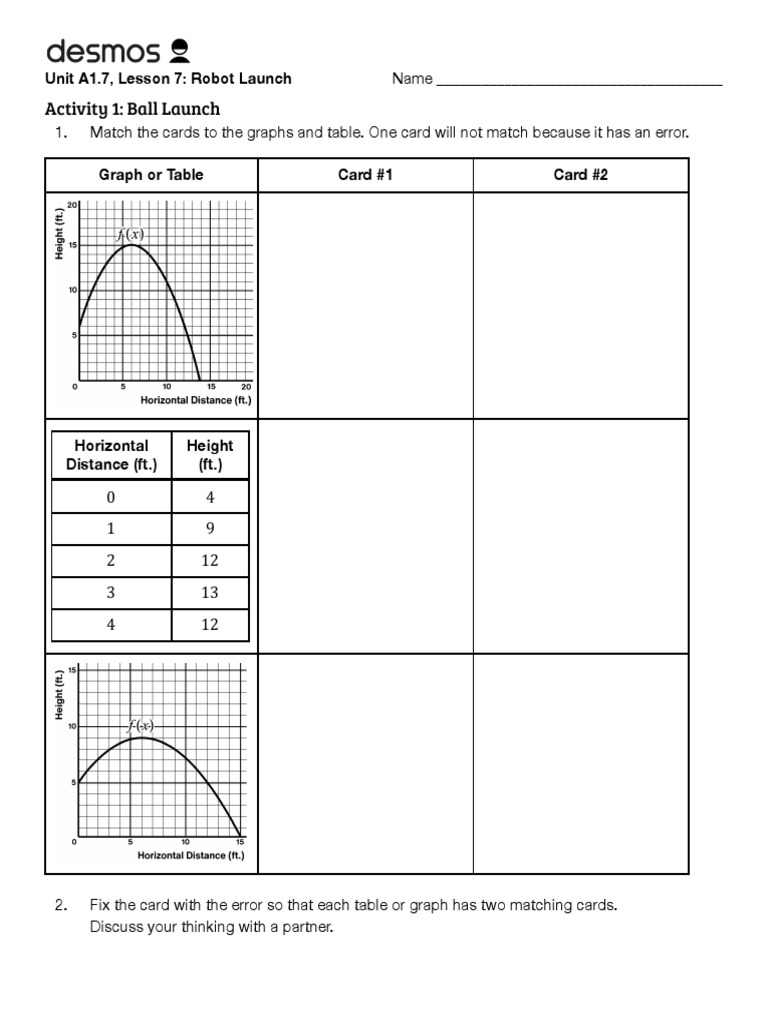 Robot Launch Lesson 7 | PDF