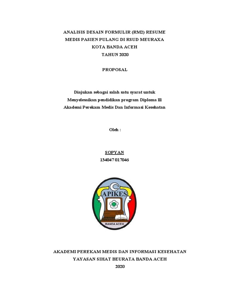 Analisis Desain Formulir | PDF