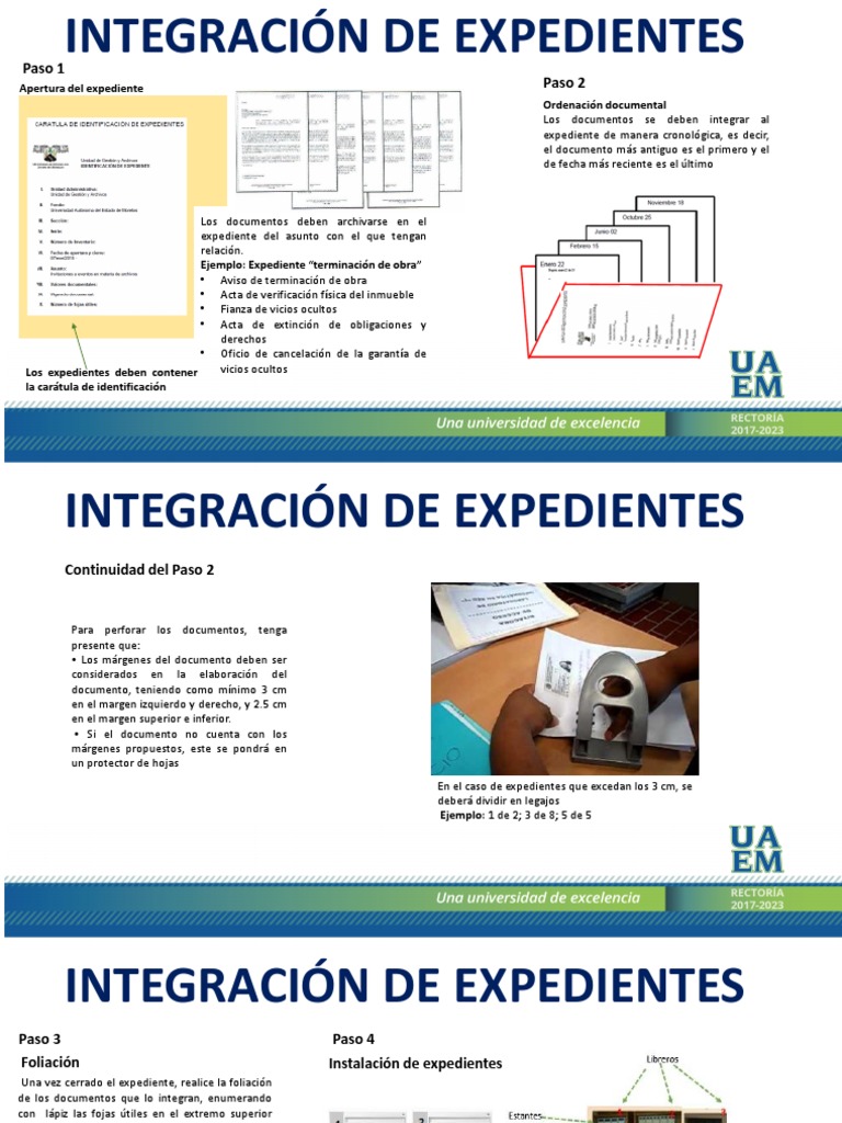 Como Se Integra Un Expediente | PDF