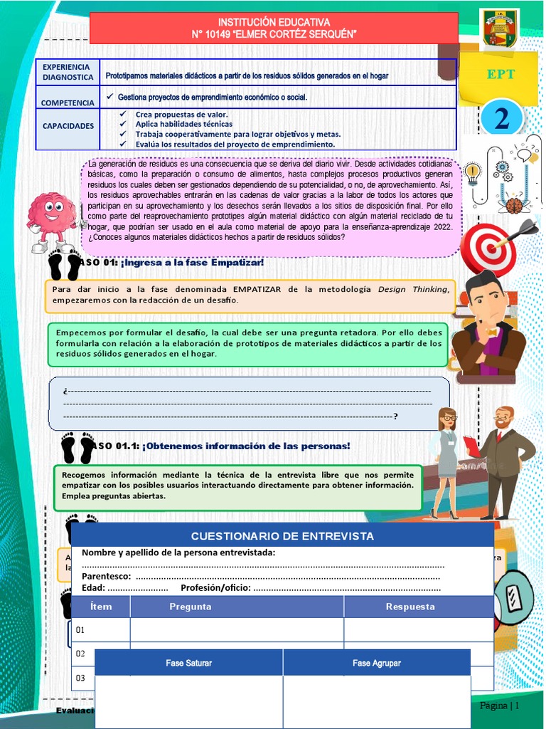Evaluación Diagnóstica Ept 2º | PDF