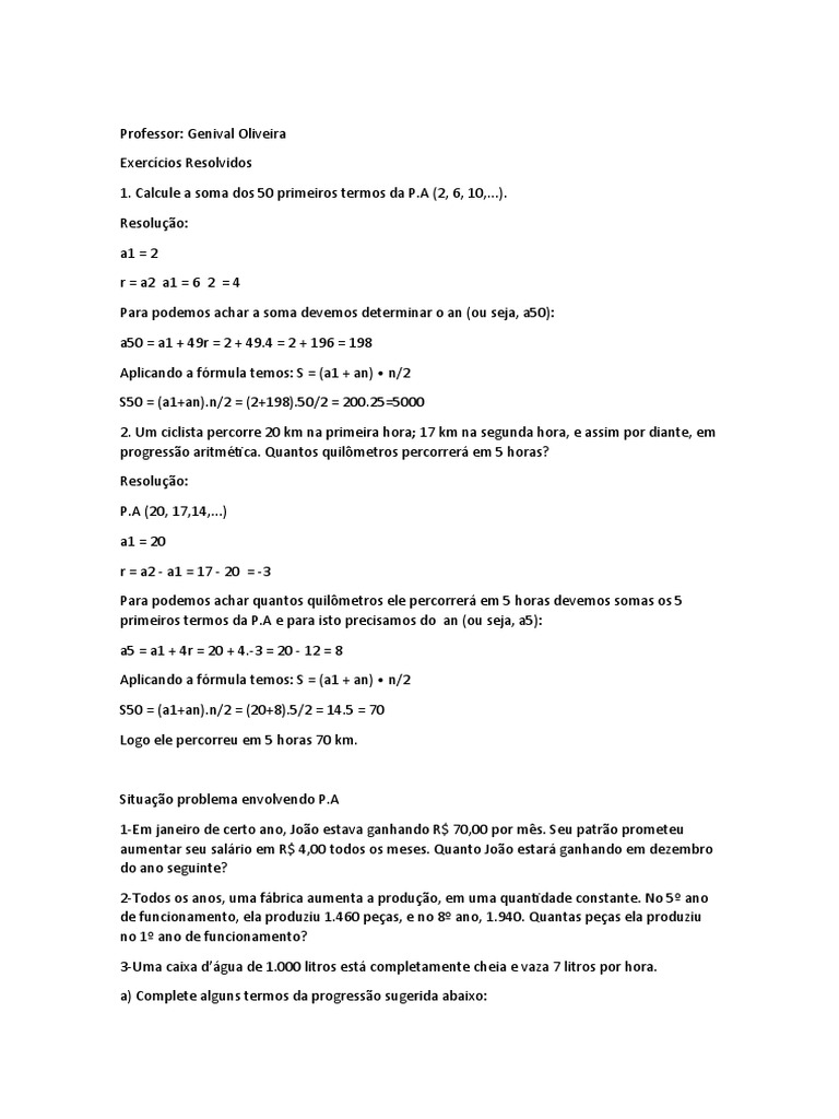 Documento | PDF | Matemática