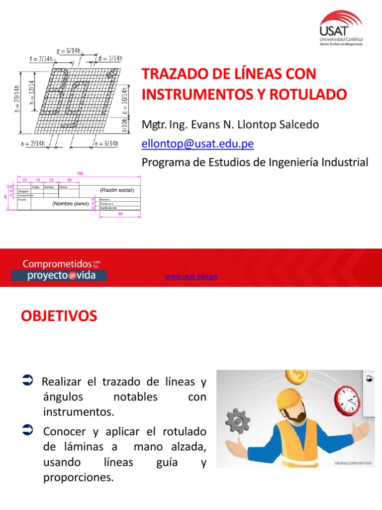 Guía detallada para el trazado de líneas y rotulado de documentos ...