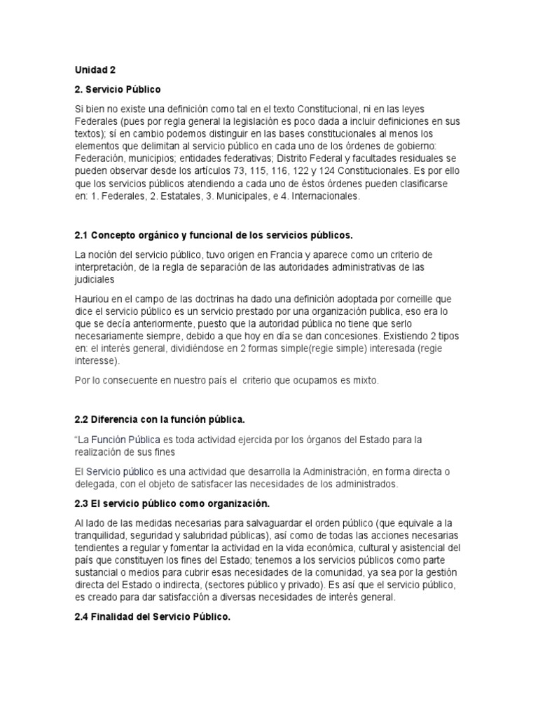 Unidad 2tarea Der. Admon 2 | PDF