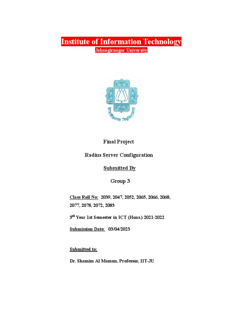 RADIUS Server | PDF | Radius | Computer Network