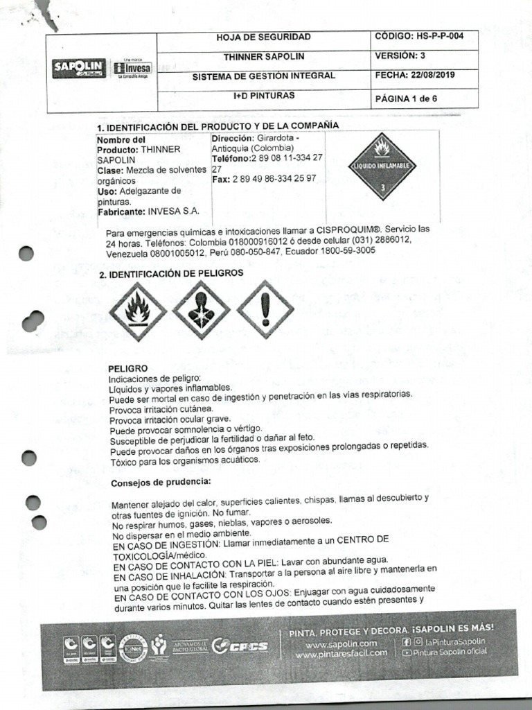 Thiner Sapolin | PDF