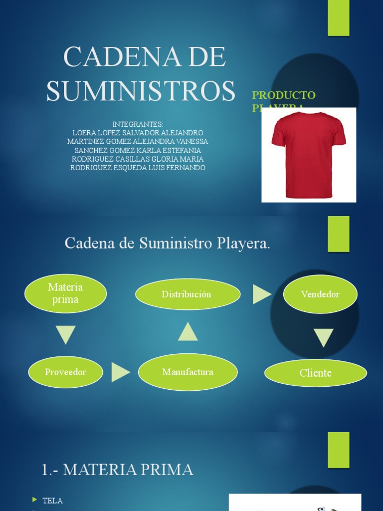 Cadena de Suministros | PDF