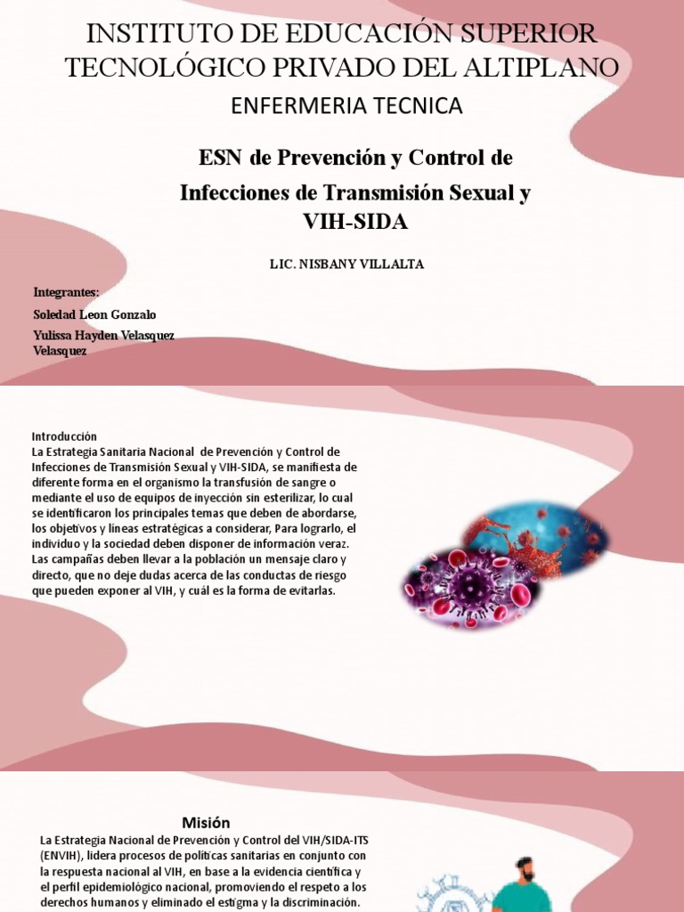 ESN de Prevención y Control de La ITS y El VIH-SIDA | PDF | VIH / SIDA | VIH