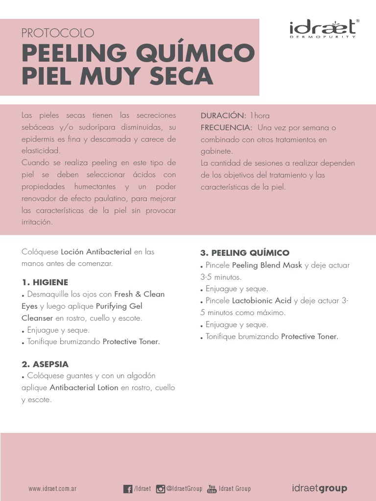 PEELING Quimico Piel Muy Seca | PDF | Piel | Sistema endocrino