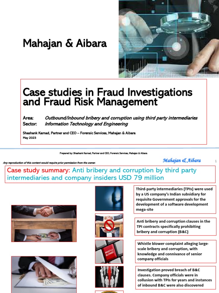 Forensic Case Study | PDF | Surveillance | Bribery