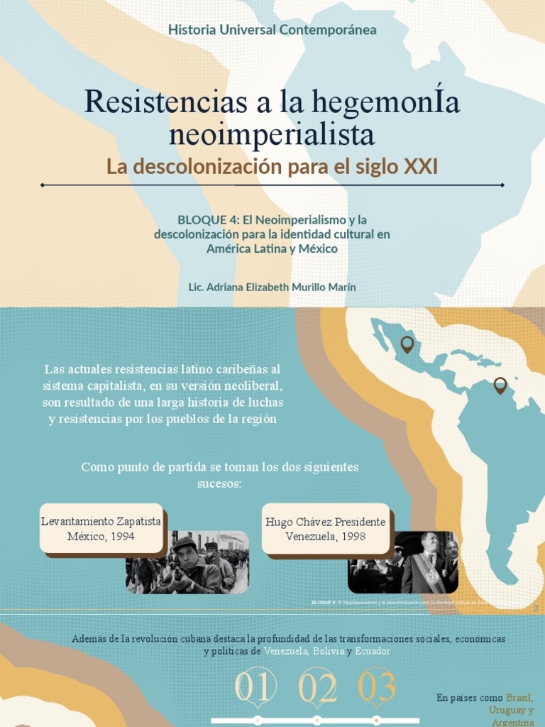 B4 Tema 4. Hegemonia | PDF | America latina | Américas