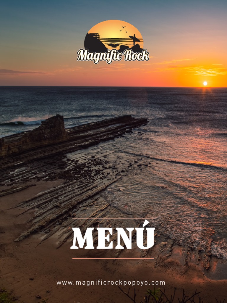 Menú Magnific Rock | PDF | ensalada | Alimentos preparados