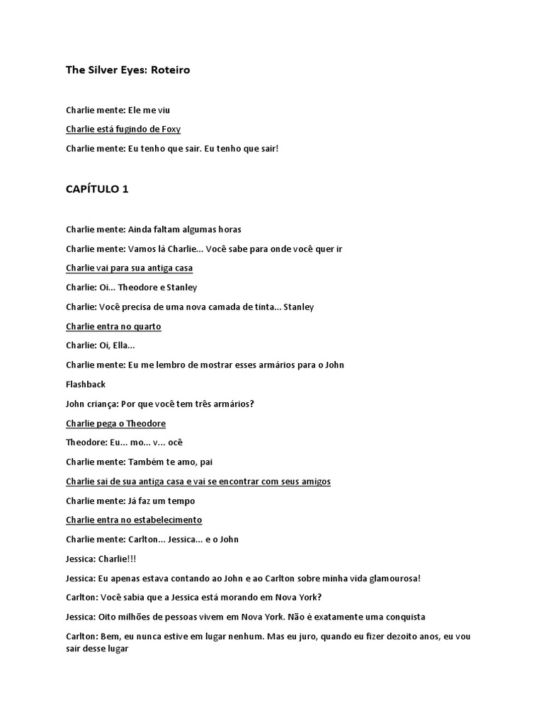 The Silver Eyes Part 1 | PDF