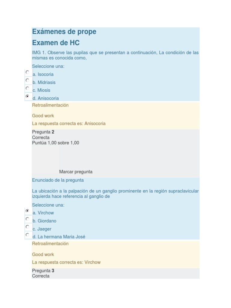 Exámenes de Prope | PDF | Rodilla | Causas de la muerte