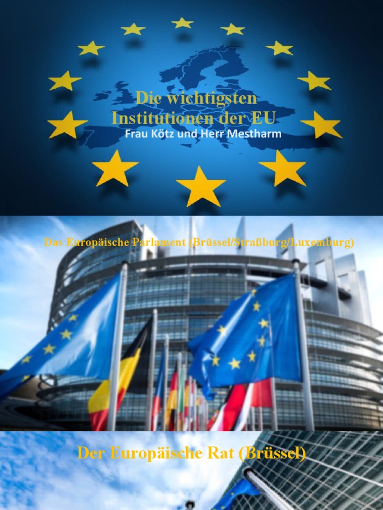 Die Wichtigsten Institutionen Der EU | PDF Die Wichtigsten Institutionen Der EU | PDF
