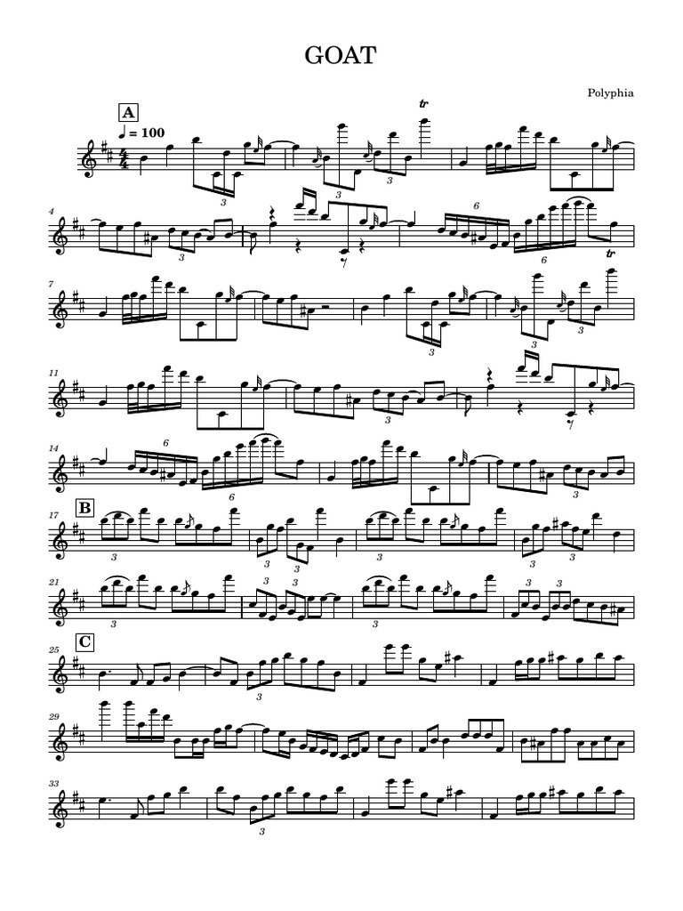 GOAT - Polyphia | PDF