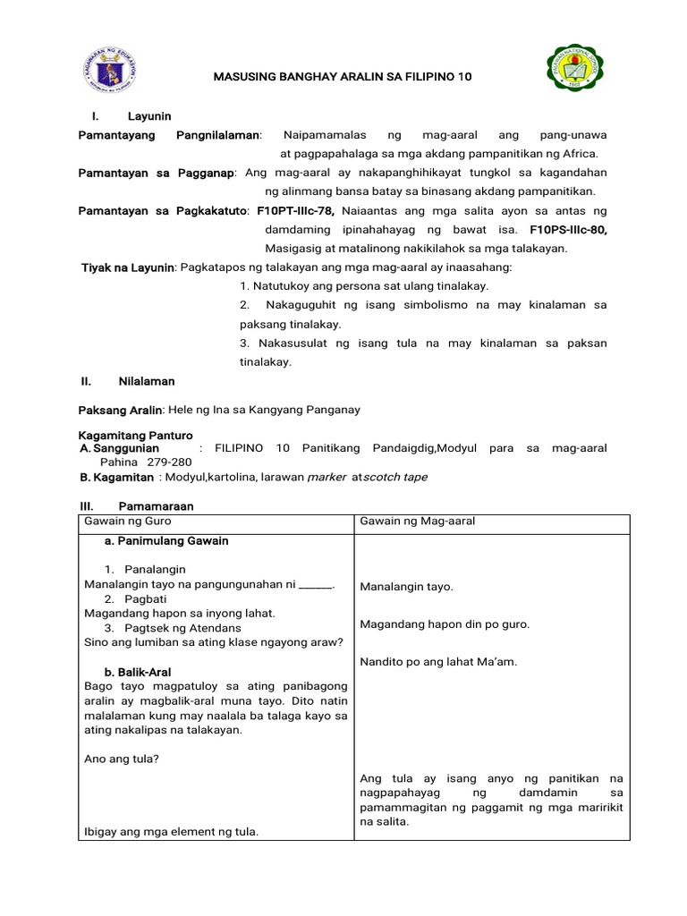 Hele NG Ina Sa Kanyang Panganay | PDF