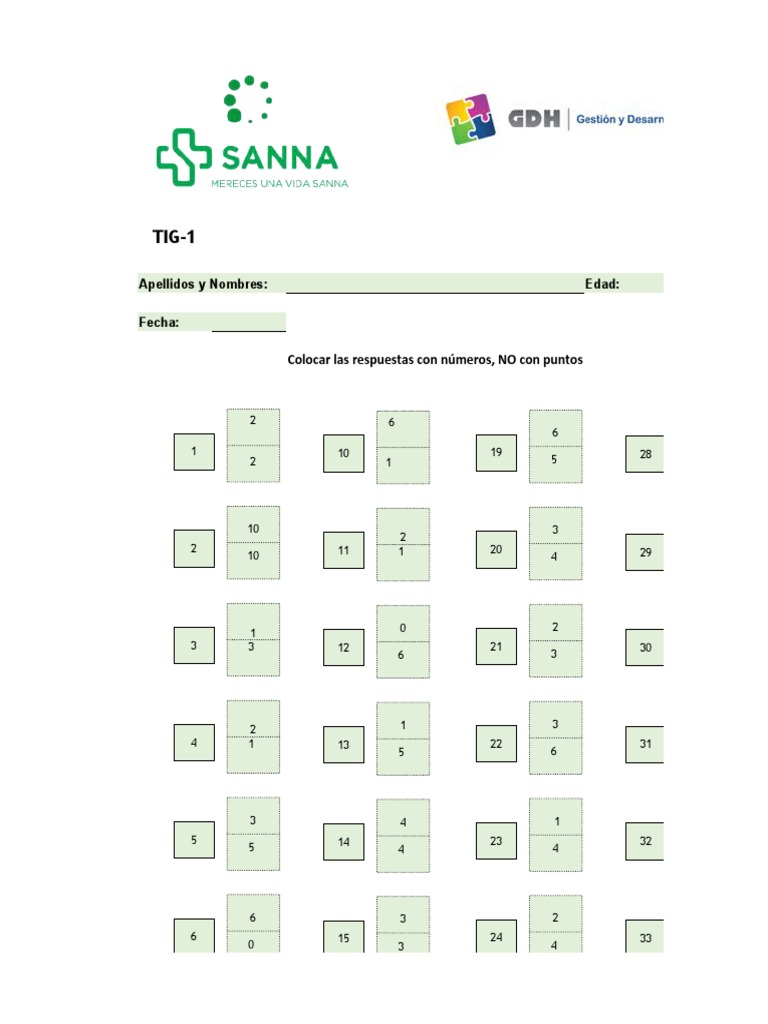 Respuestas Tig 1 | PDF
