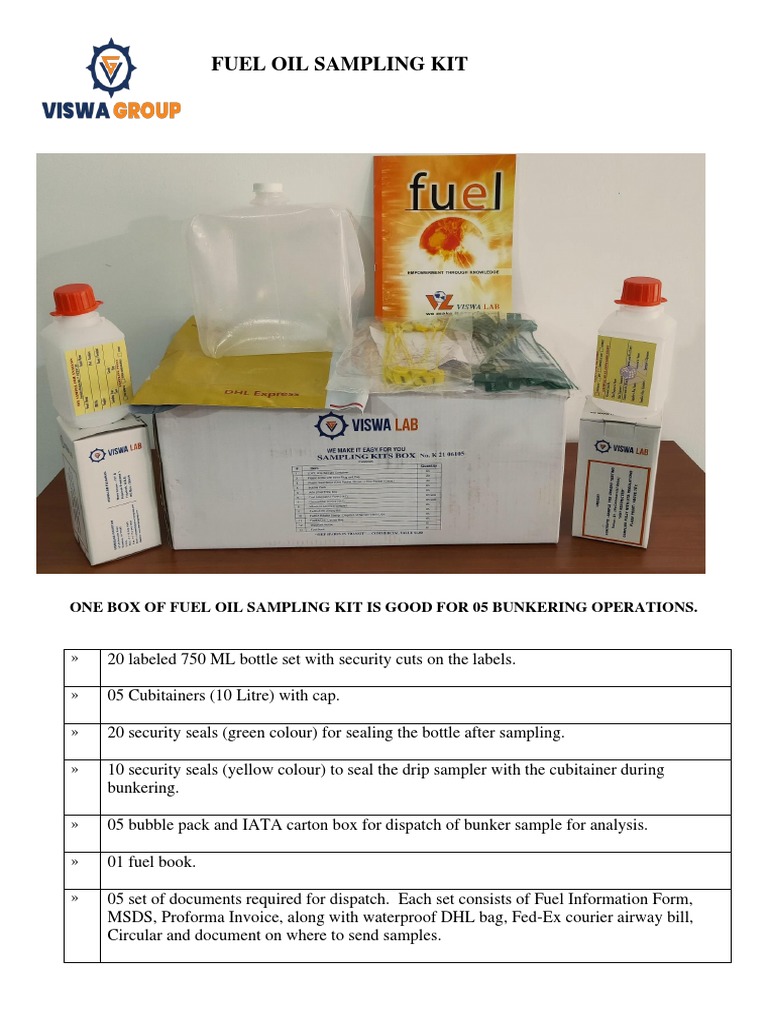 FO Sampling Kit Packing List 2022 | PDF