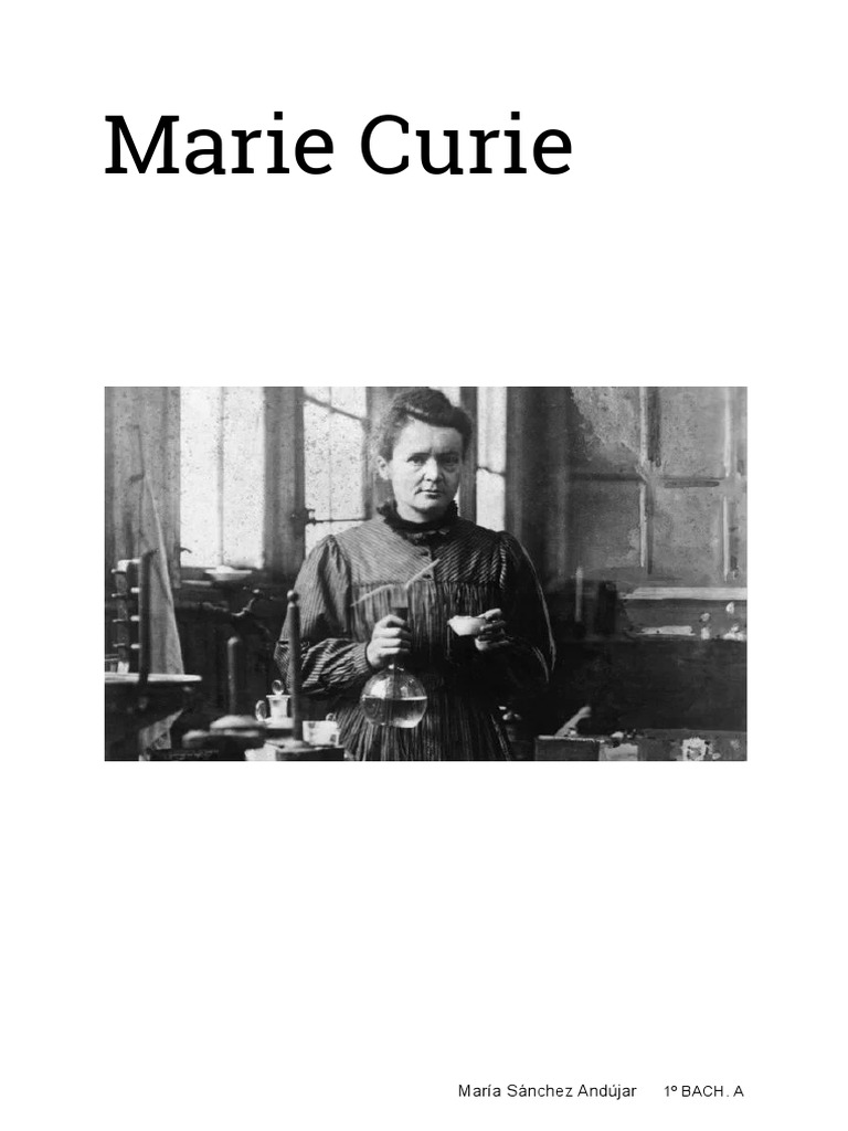 Marie Curie | PDF