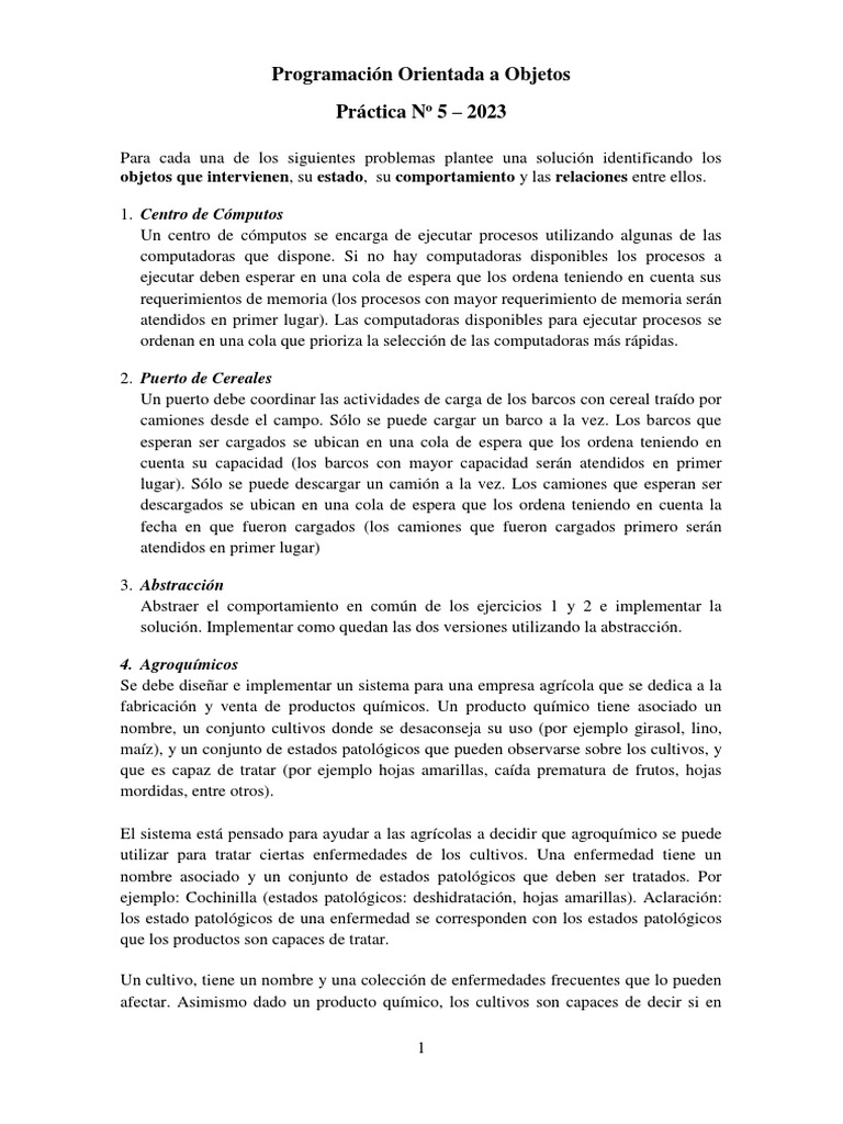 Practico 5 - 2023 JAVA | PDF