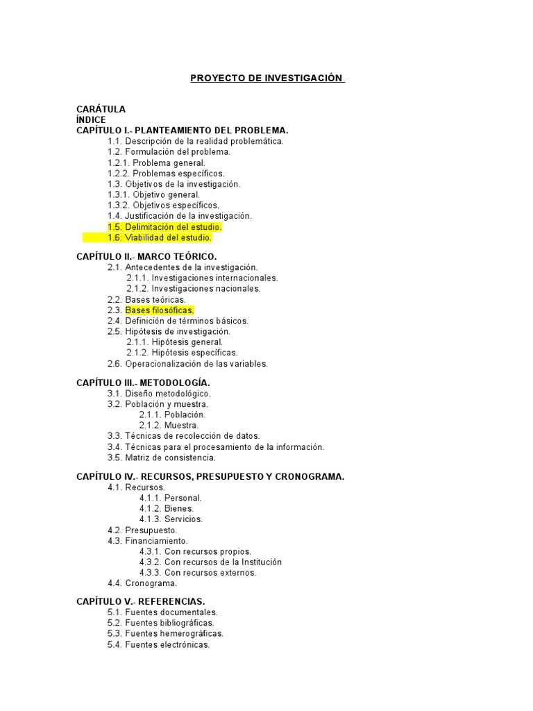 Proyecto de Investigación | PDF
