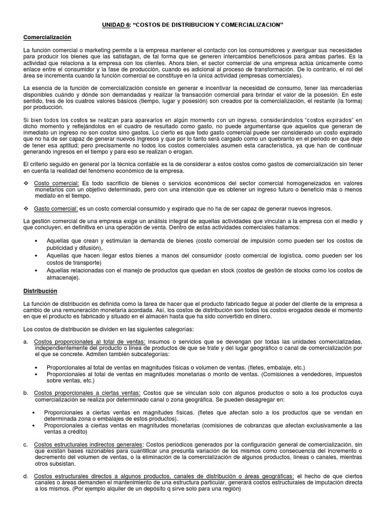 Unidad 6 | PDF