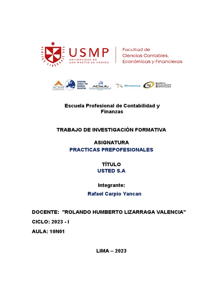 Usted S.A | Descargar gratis PDF | Marketing | Actitud (psicología)