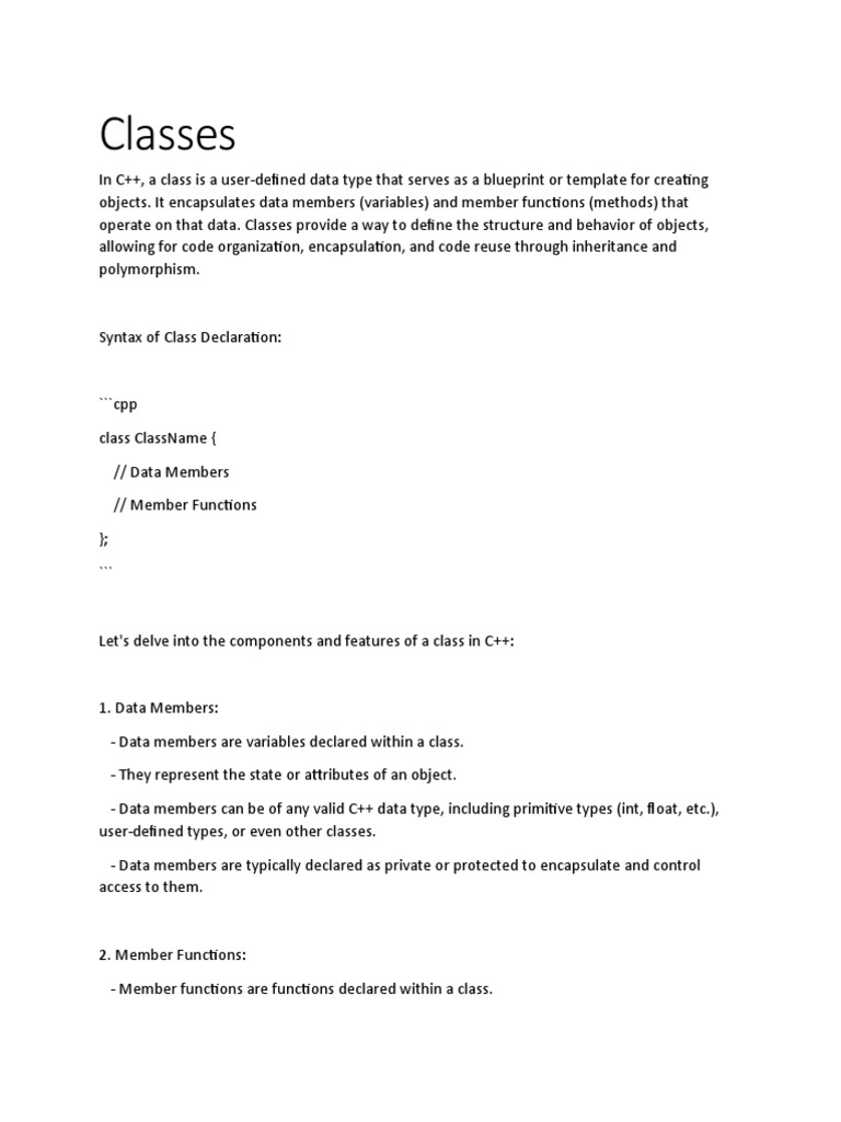Chapter 1 CPP | PDF Chapter 1 CPP | PDF