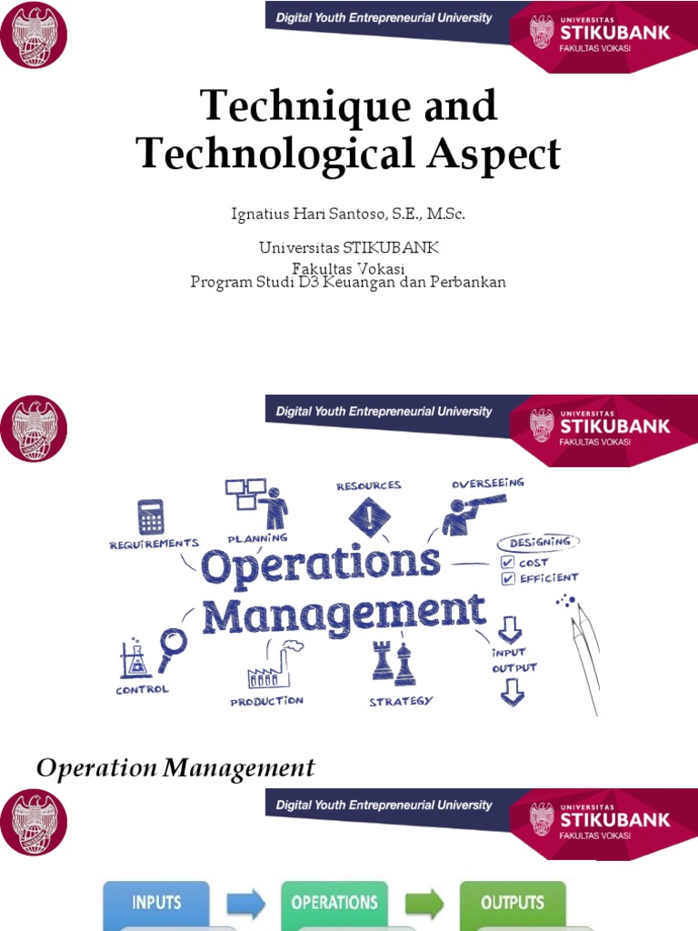Operation Management Techniques | PDF