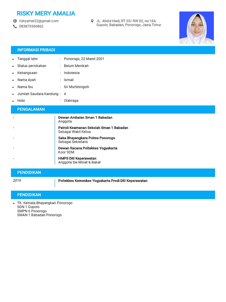 Contoh CV | PDF