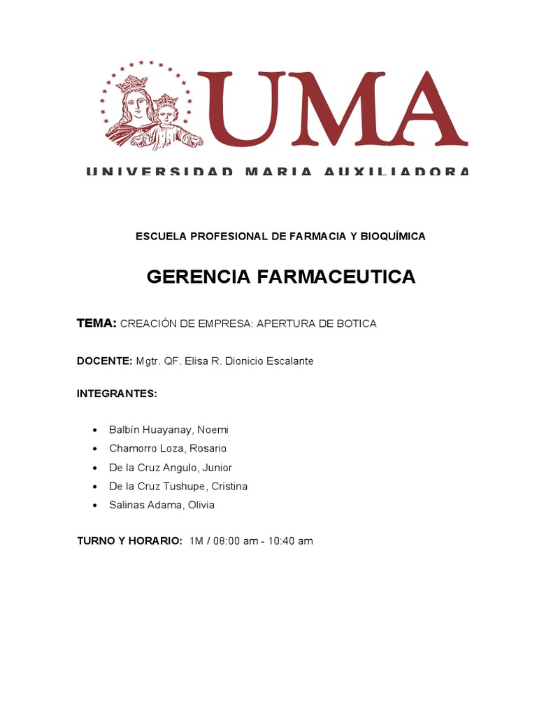 Apertura de Botica | PDF