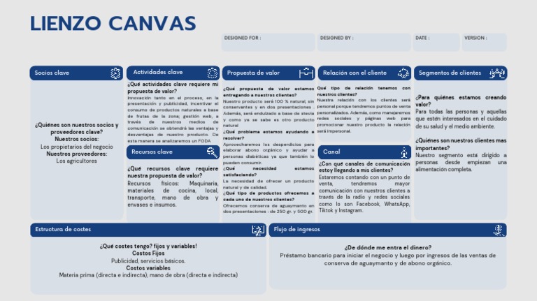 Propuesta de Valor en Lienzo Canvas | PDF | Business | Economias