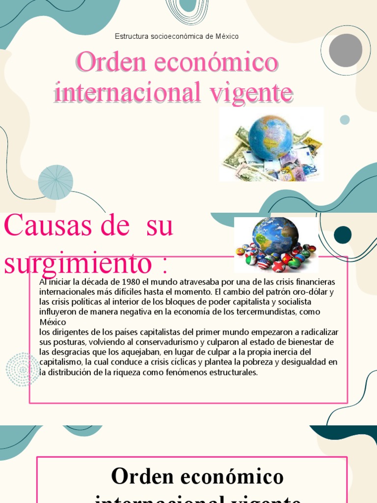 Orden Económico Internacional Vigente | PDF