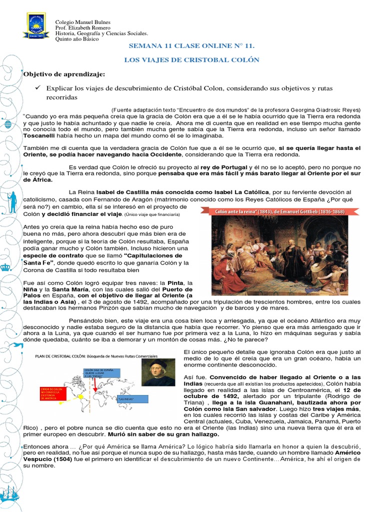 Clase 11 Online 5 Año Básico | PDF